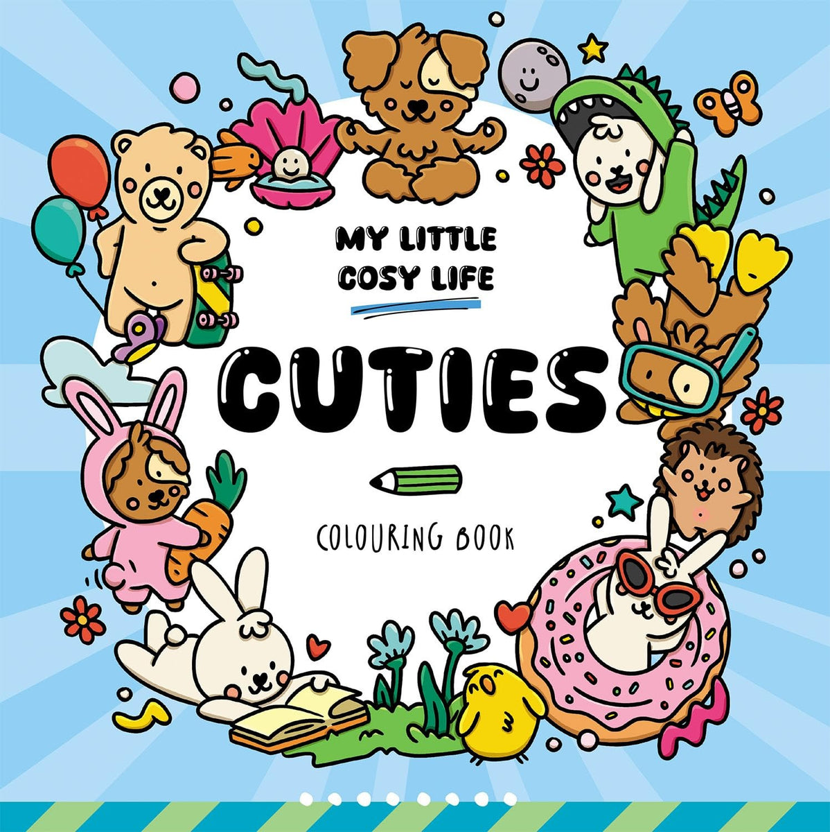 Cuties: Cute Kawaii Colouring Book for Teens and Adults Featuring Ador ...