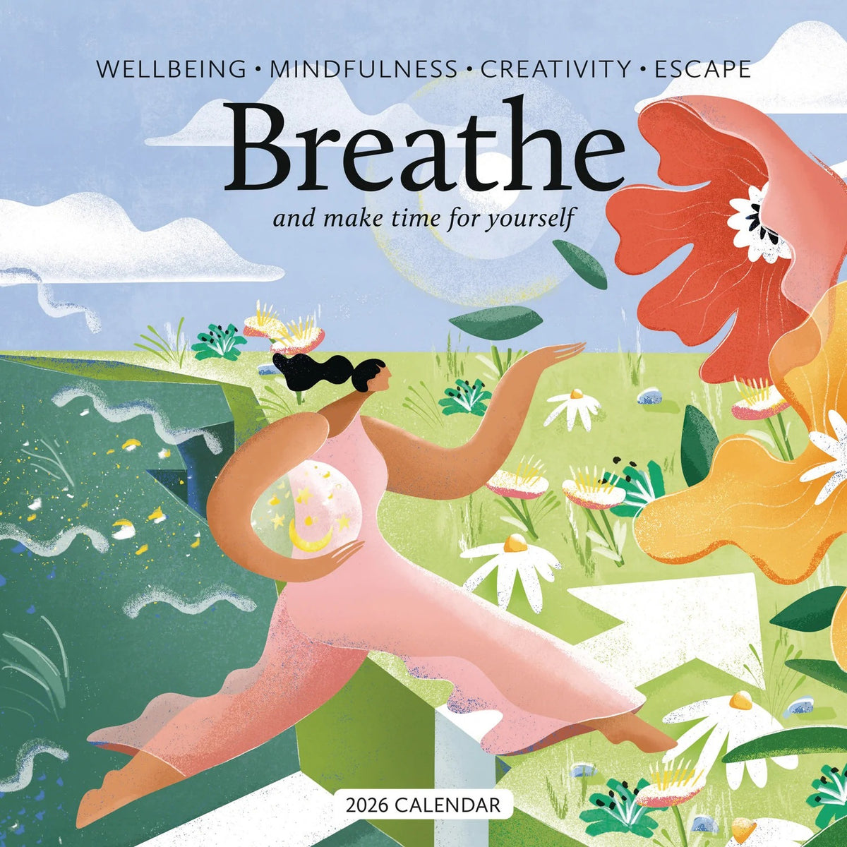 Breathe - 2026 Square Wall Calendar – Spiffy - The Happiness Shop