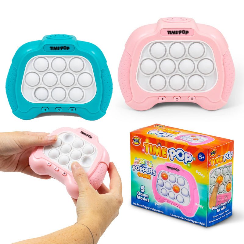 Time Pop - Light Up Push Popper Sensory Game - Spiffy - The Happiness Shop